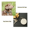 Round Laser Engraving Blanks Tags, Stamping Blank Tags, Dog ID Tag, 10 ...