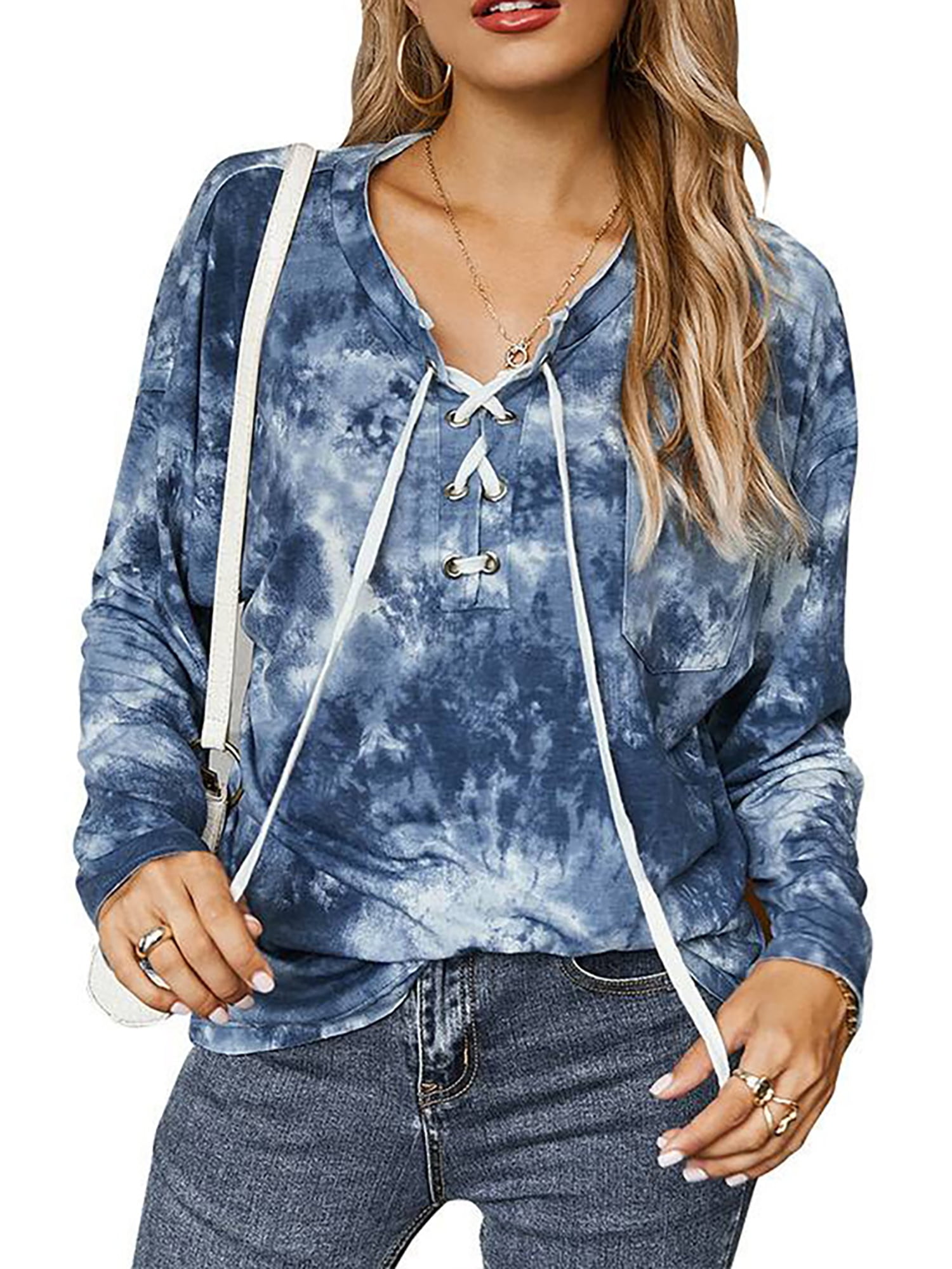 Denim Shirt With Tie String