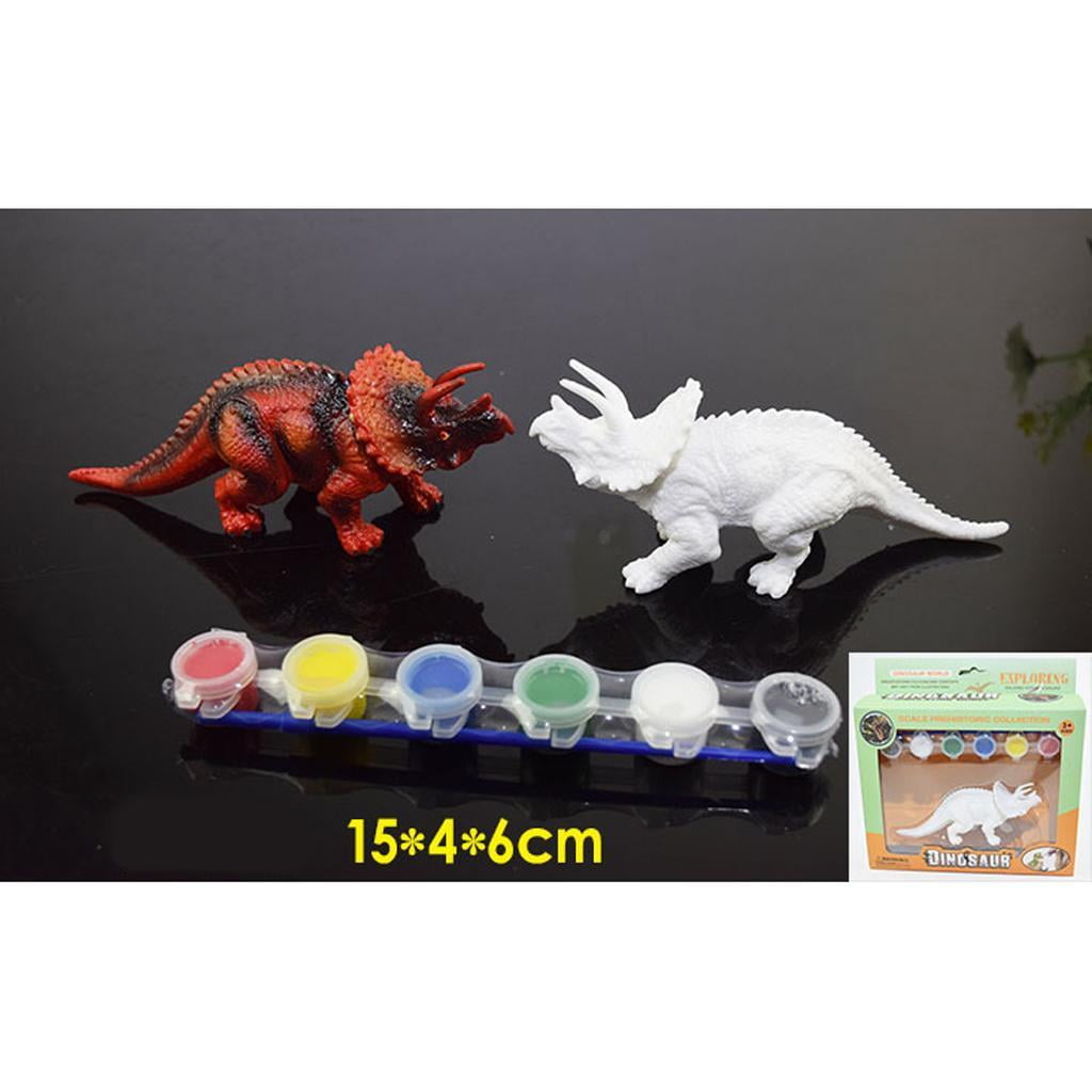 3D DIY PINTURA Colorear Dinosaur Model Set - . Modelo de , de Color ...