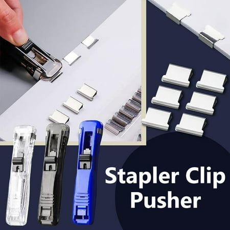 Transparent Acrylic Stapler Mini Push Stapler Set Office Home School ...