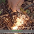 1/2 x 6 Inch Flint Steel Fire Starter Ferro Rod with Striker and ...