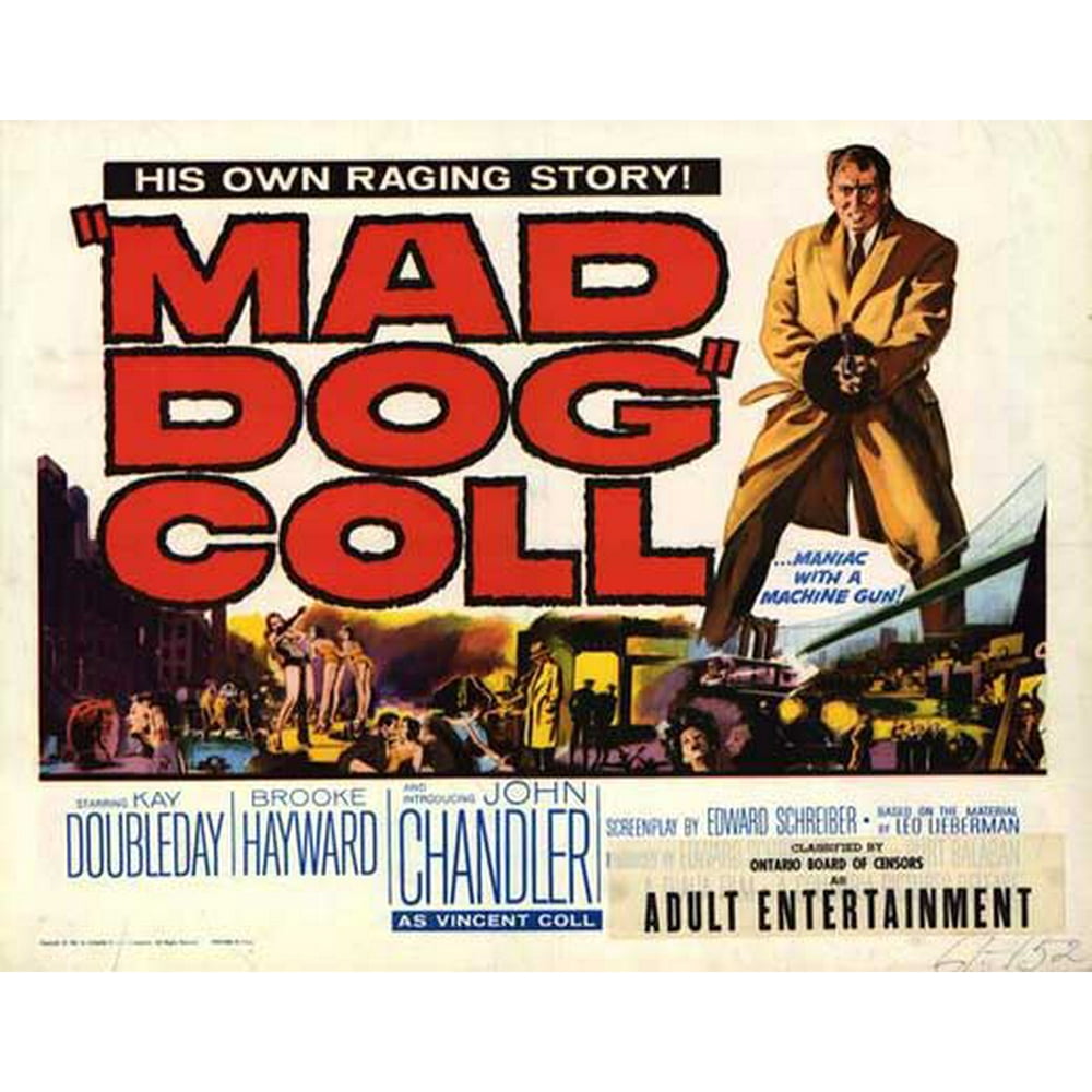 Mad Dog Coll POSTER (22x28) (1961) (Half Sheet Style A) - Walmart.com ...