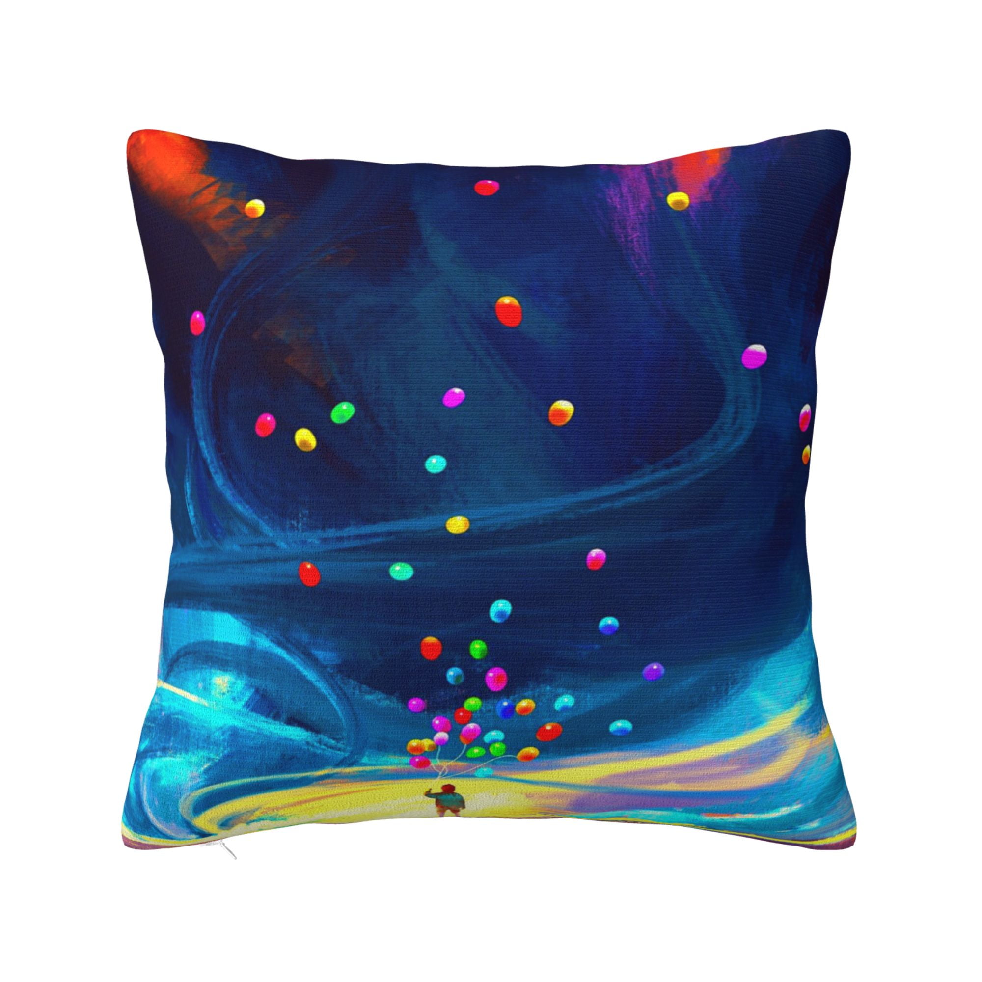 ZICANCN Colorful Balloons Decorative Throw Pillow Covers, Bed Couch ...