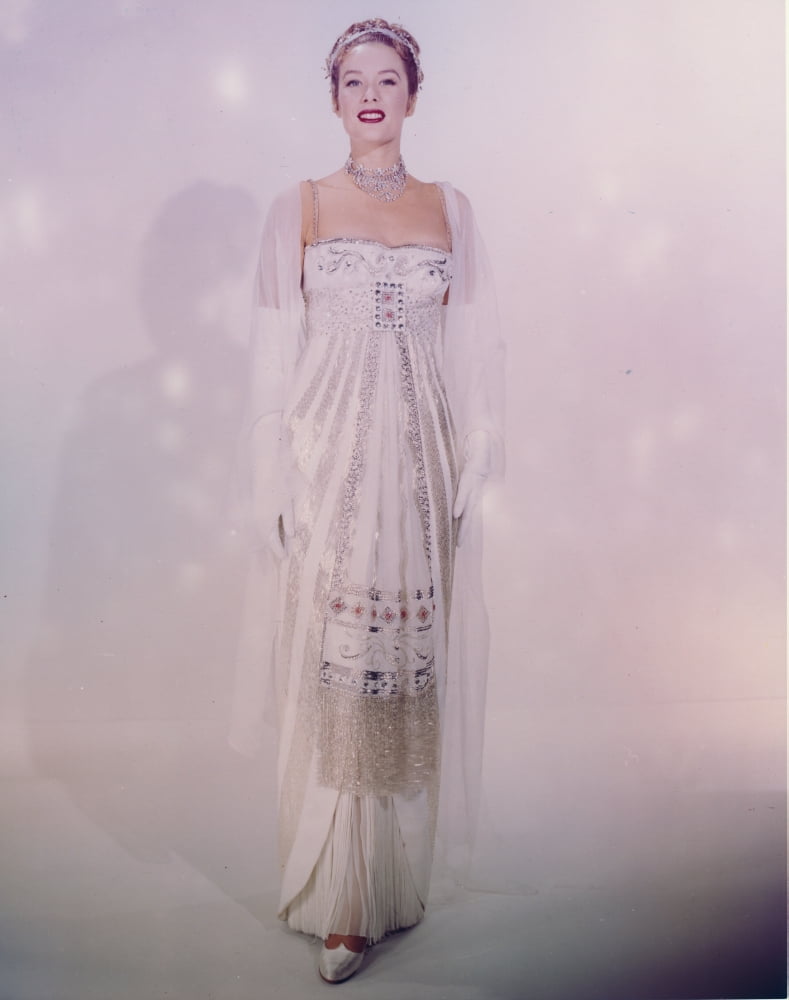 Portrait of Sally Ann Howes in White Long Gown Photo Print (8 x 10 ...