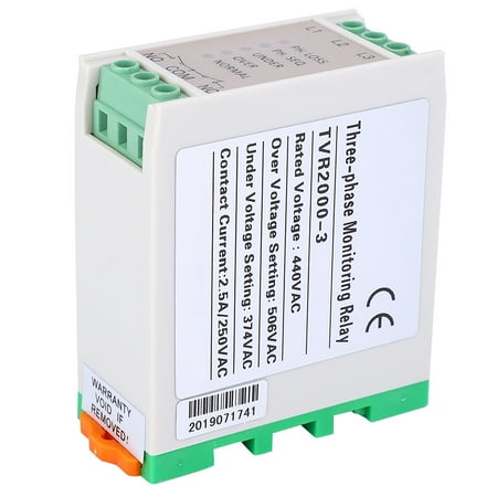 Voltage Protector Relay, Phase Loss Protection Three-Phase Digital ...