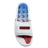 AND1 Men's GEL Sport Slide with Adjustable Strap and Cushioned Comfort ...
