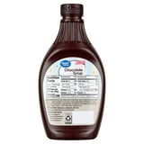 Great Value Chocolate Syrup 24 oz, Rich Cocoa Dessert Topping for Ice ...