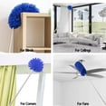 Cobweb Duster with Extension Pole, Ceiling Cob Web Cleaner Kit with 2 ...