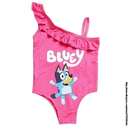 bingo bluey Toddler Swimsuit Girls Bikini Print Swimsuit One Piece ...
