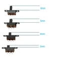 10pcs SPDT Mini Micro Slide Switch 50V 0.5 A SS12F15 Toggle Vertical ...