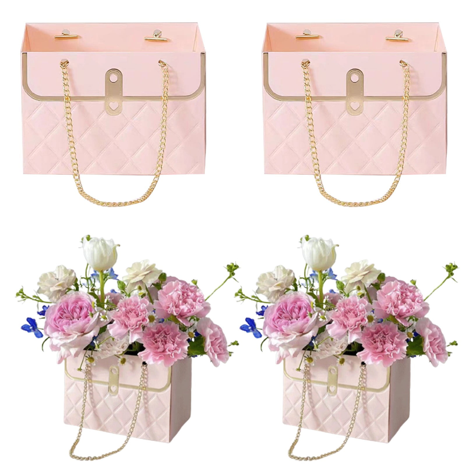 Click here for Sunshinestore Floral Gift Bags Portable Bouquet Wr... prices