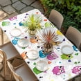 Cartoon Owl Fitted Rectangle Tablecloth 32" x 72" Cute Animal Modern ...