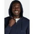 George Men's & Big Men's High Pile Fleece Lined Jacket with Hood, Sizes ...