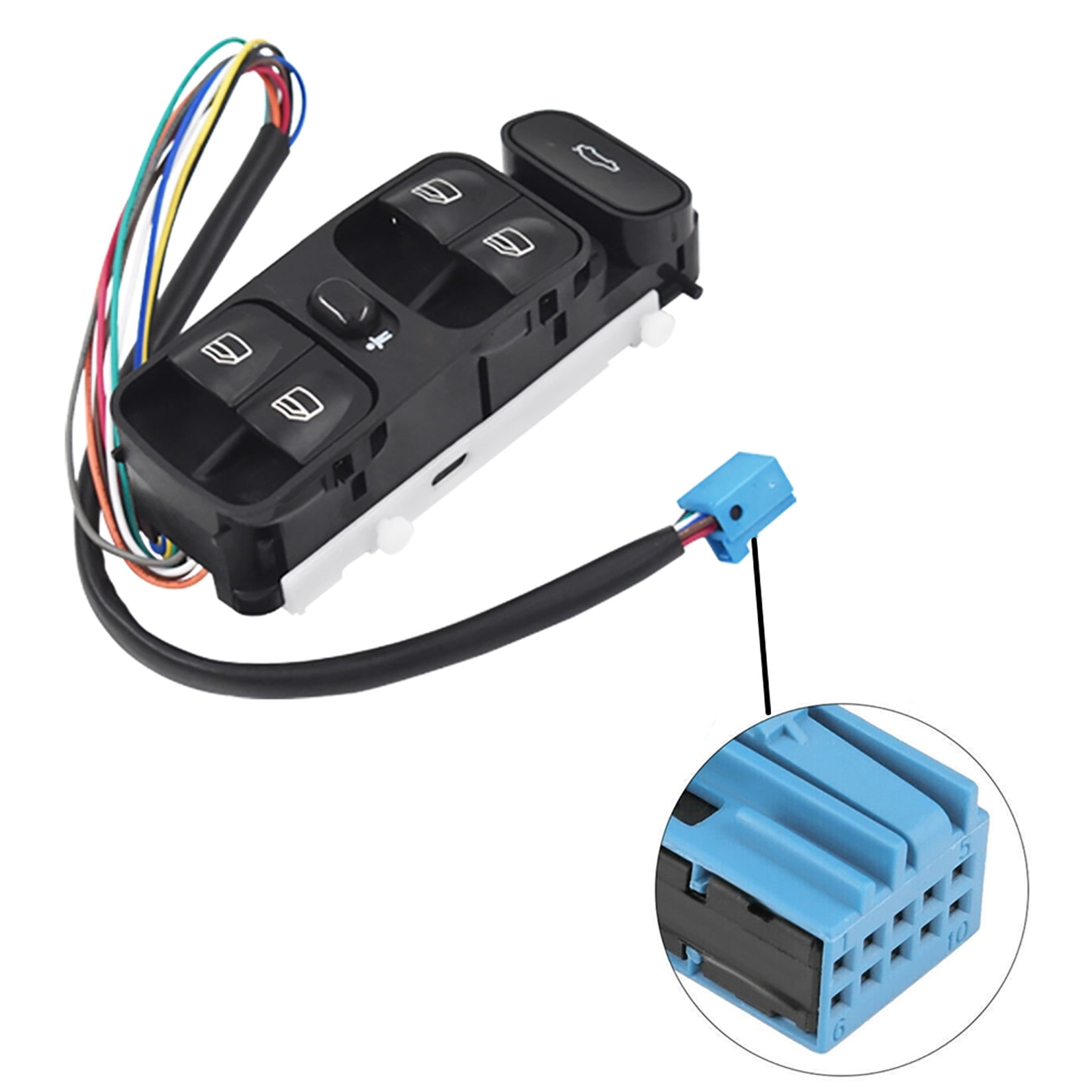 Power Window Control Switch A2098203410 Fit for 2003-2009 Mercedes-Benz ...