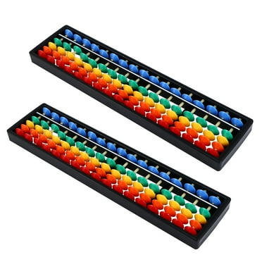 Colorful Abacus Beads Counting Toy 10 Rows Abacus Learn Math, with 100 ...