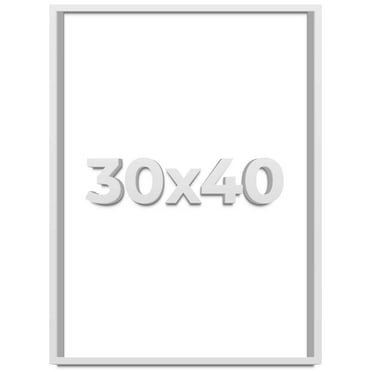 23x19 Shadow Box Frame Brown | 0.875 Inches Deep Real Wood Contemporary ...