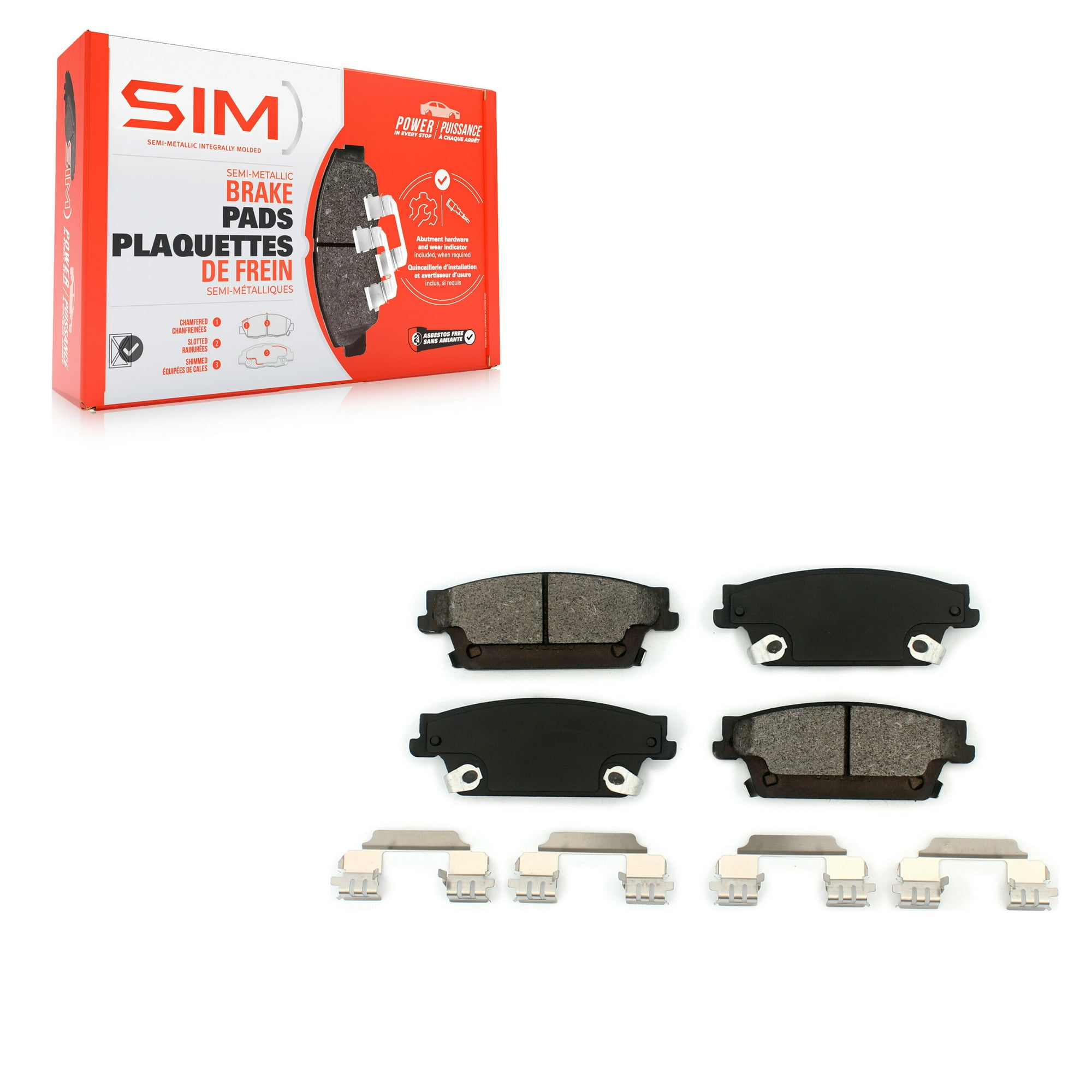 Sim Rear Semi-Metallic Disc Brake Pads Sim-1020 For Car Cadillac Cts Srx Sts