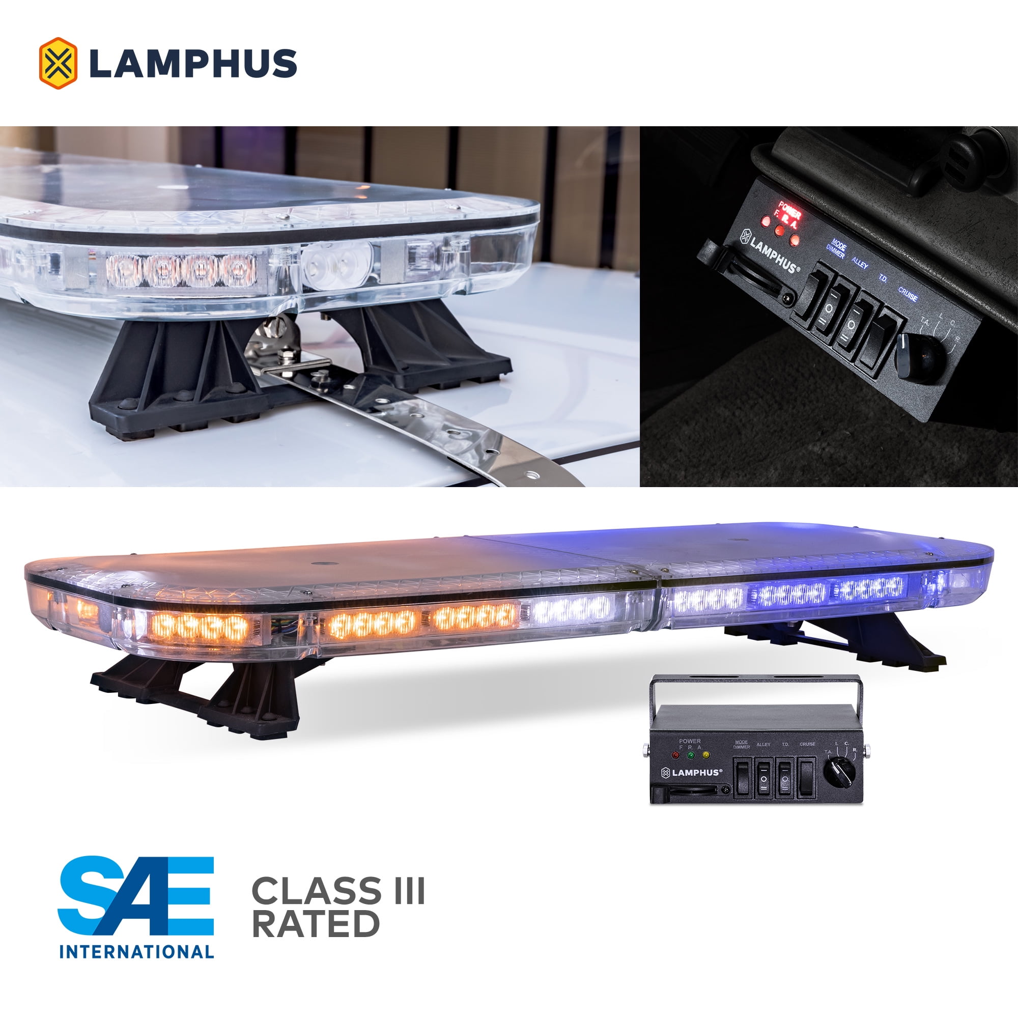 LAMPHUS SolarBlast Full-Size LED Light Bar Side Cover [Fits All Sizes ...