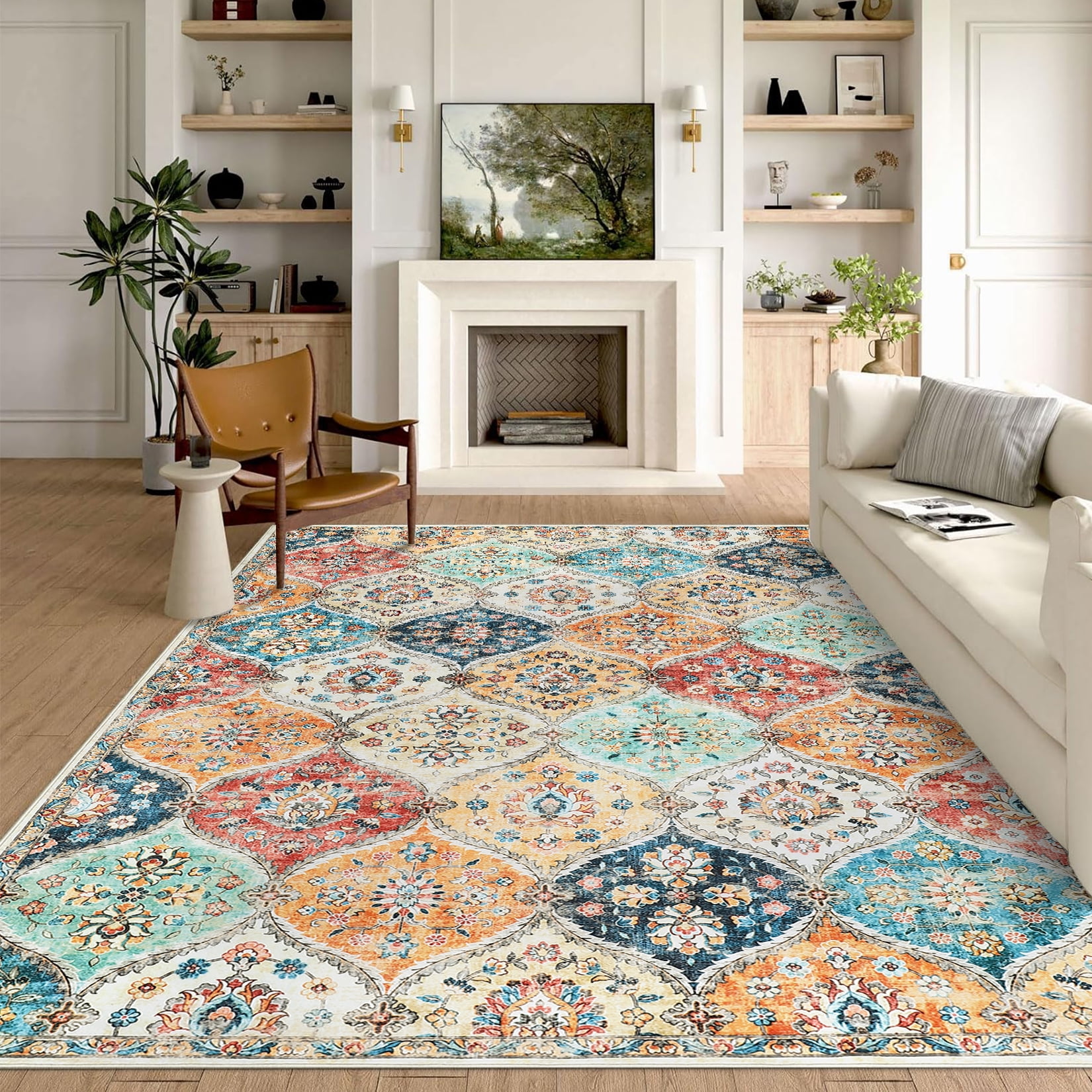 Click here for Hasoo Washable Living Room Area Rug 9x12 Ft Large... prices