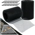 1/2 Packs Plastic Gutter Guard Mesh 6 in X 20 Ft Screen Roll Leaf Guard ...