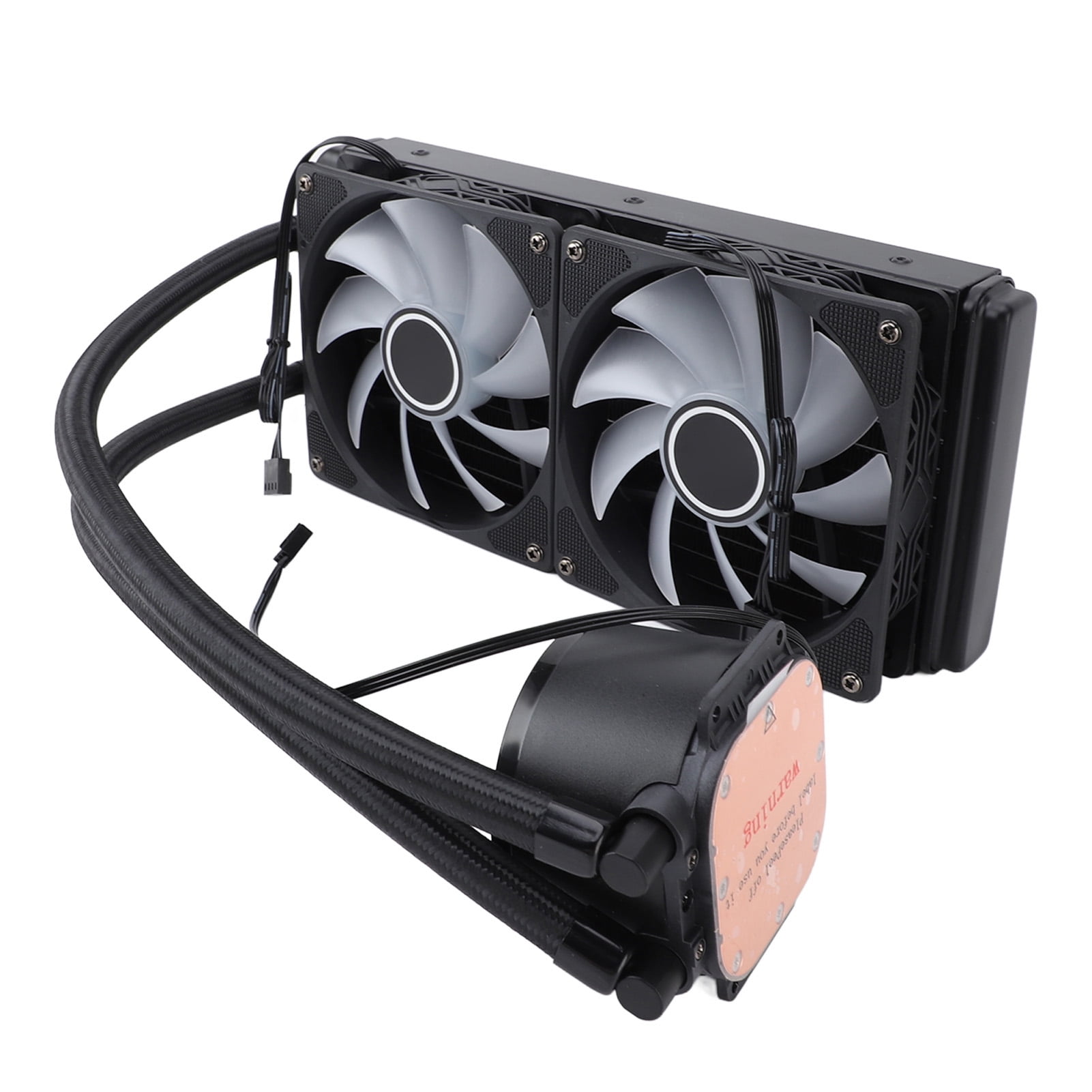 CPU Water Cooling Fan, Integrated Design Liquid Cooler 3 Phase Drive ...