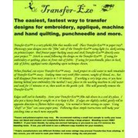 Transfer-Eze Transfer Paper (10pk) 8 1/2" x 11" Sheets for Easy, Fast ...