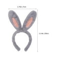 Easter Bunny Ears Headband Rabbit Ear Hairband Bunny Ears Hair Band ...