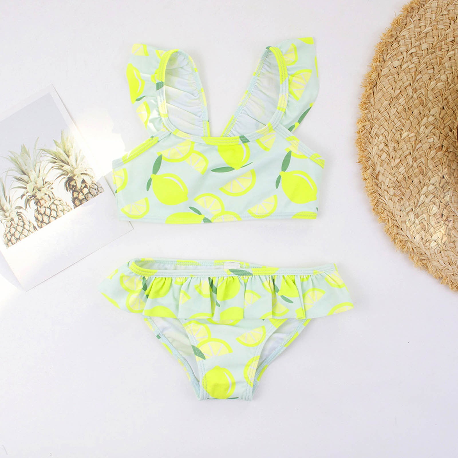 Click here for Wenxiaoo Kid Girls Swimsuits 2 Piece Beach Bikini... prices