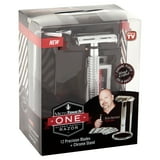 As Seen on TV Micro Touch One Safety Razor, Single Blade Razor, Chrome ...