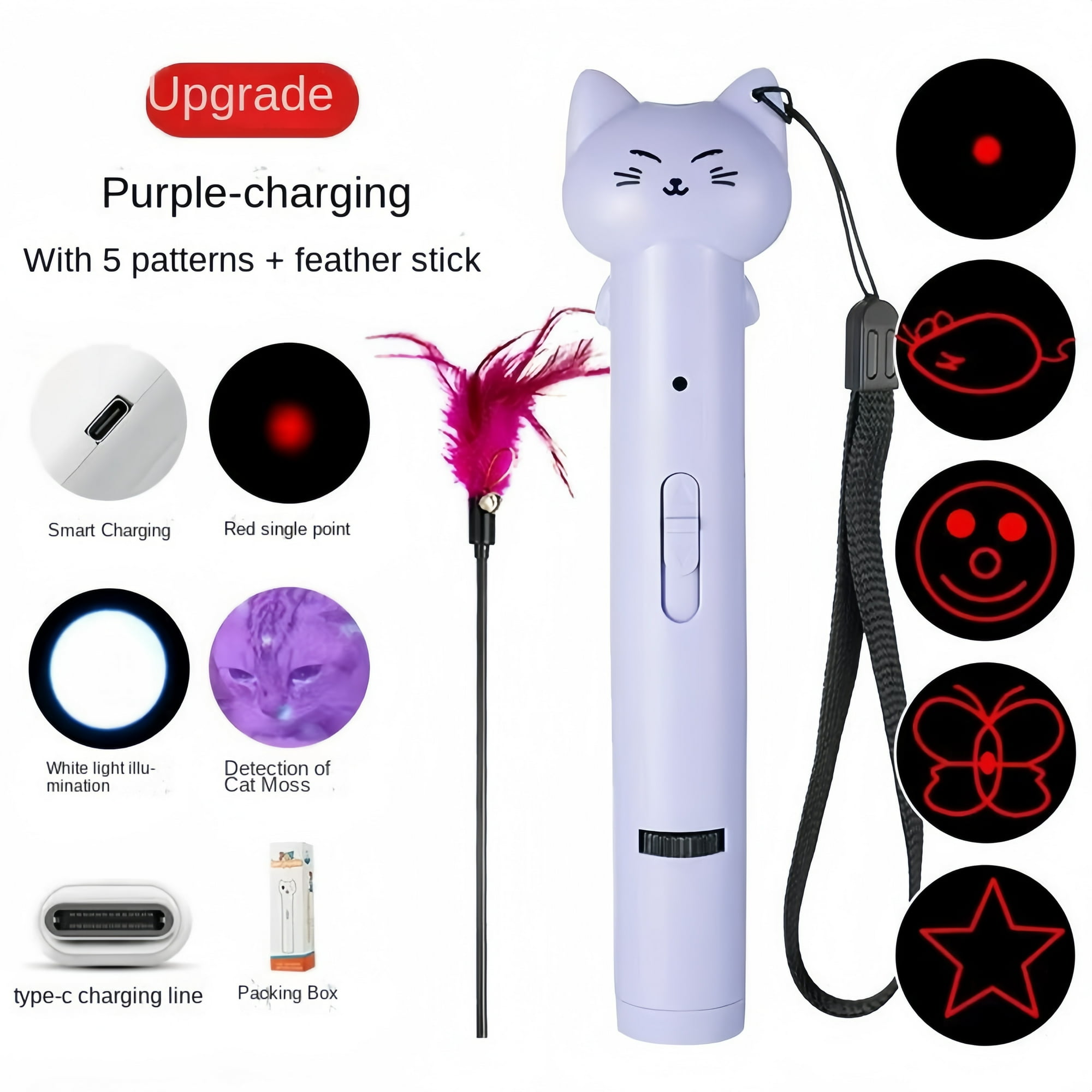 Click here for Cattoycanadasale Laser Cat Toy Usb Rechargeable In... prices