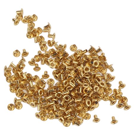 Through Hole Rivets, Elasticity Hollow Rivets 500 Pcs Glossy Sturdy ...