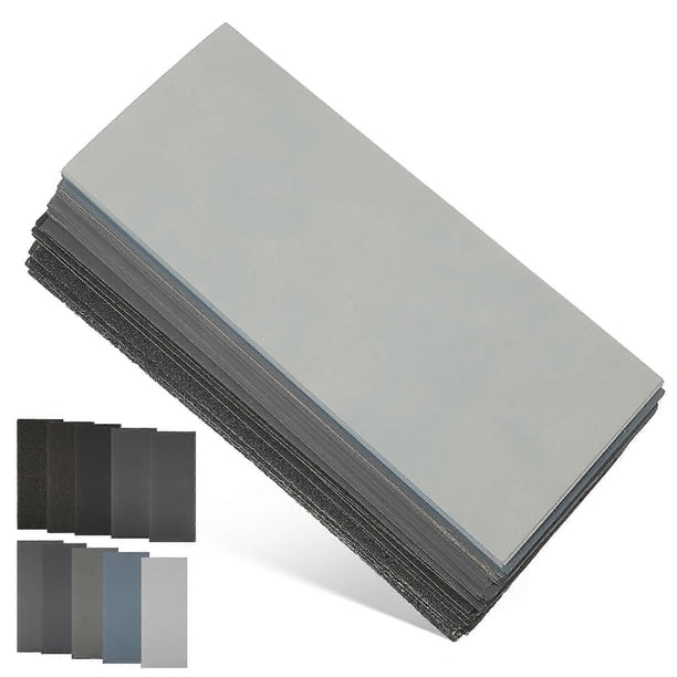 Automotive Sandpaper Sheets for Polishing Use Wet and Dry 100Pcs ...