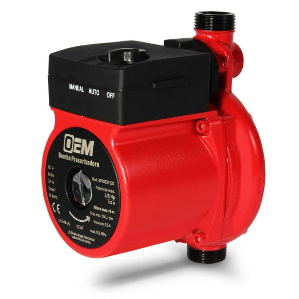 Bomba Presurizadora Para Agua De Uso Doméstico 120W OEM . | Walmart en línea