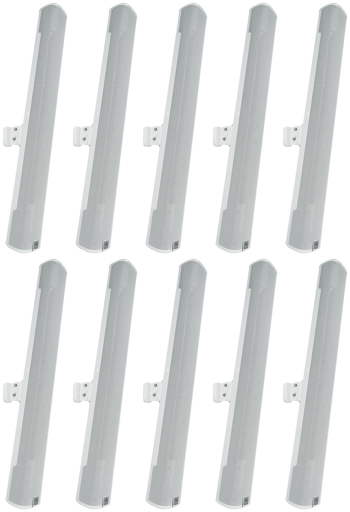 10) JBL COL800-WH 32" White 70V Commercial Slim Column Wall Mount Array ...