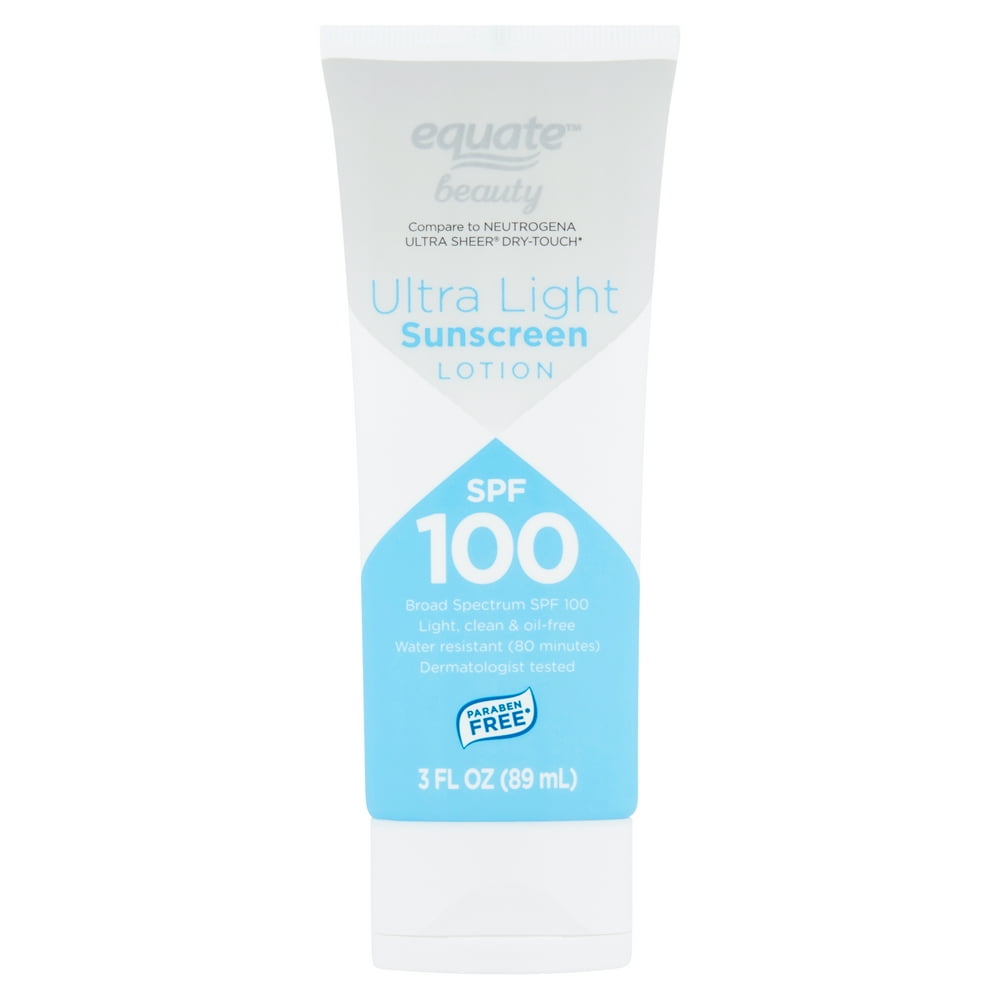 Equate Beauty Ultra Light Sunscreen Lotion SPF 100 3 Fl Oz Walmart equate-beauty-ultra-light-sunscreen-lotion-spf-100-3-fl-oz-walmart