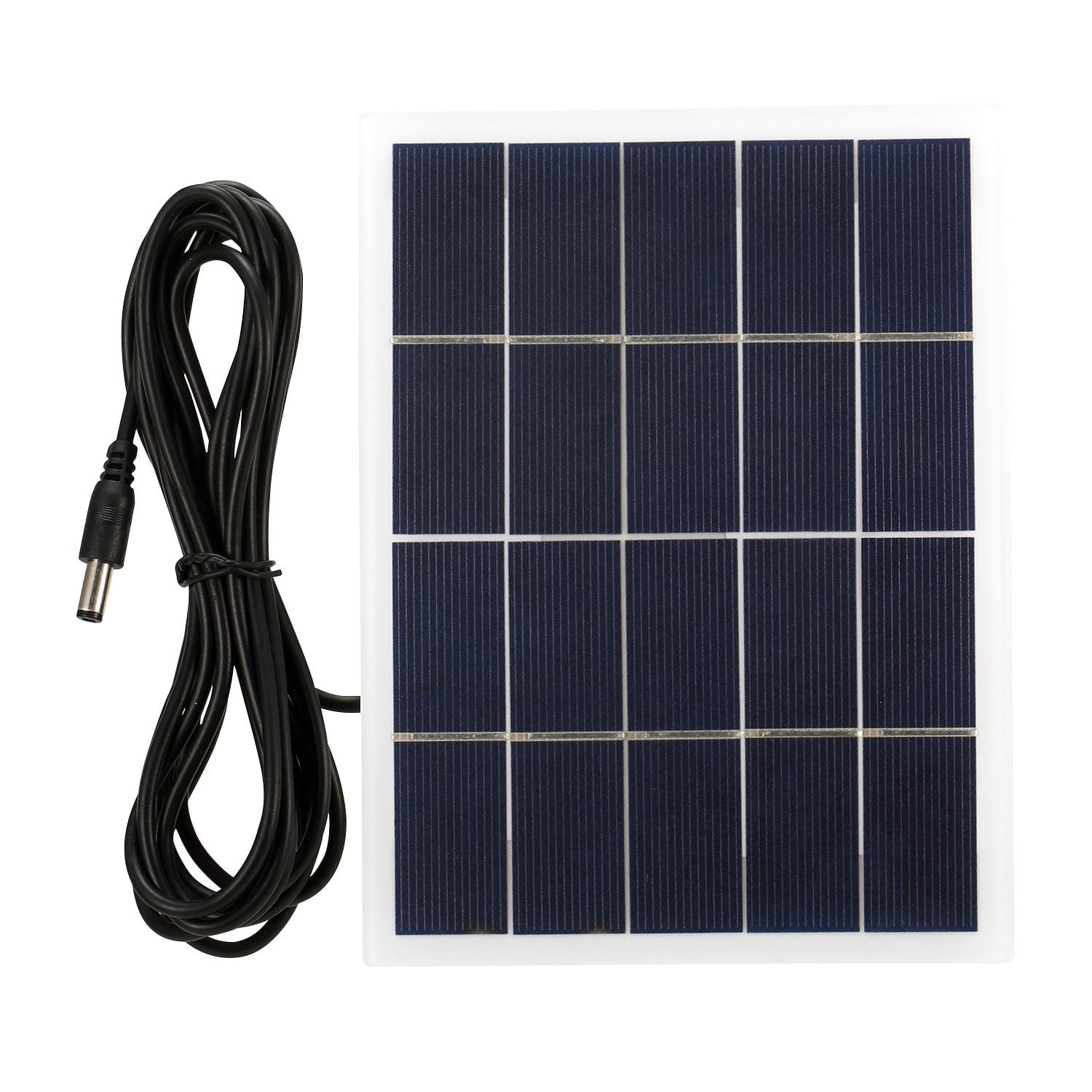 3W 5V Solar Panel with DC Port Polycrystalline Silicon Solar Cell DIY ...