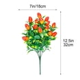 Artificial Berry Branch Decoration with Realistic Foliage for Seasonal ...