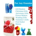 JOYIT Blue Cellophane Wrap Roll, 100Ft x 17.5in, 2.5 Mil Thick, Gift ...