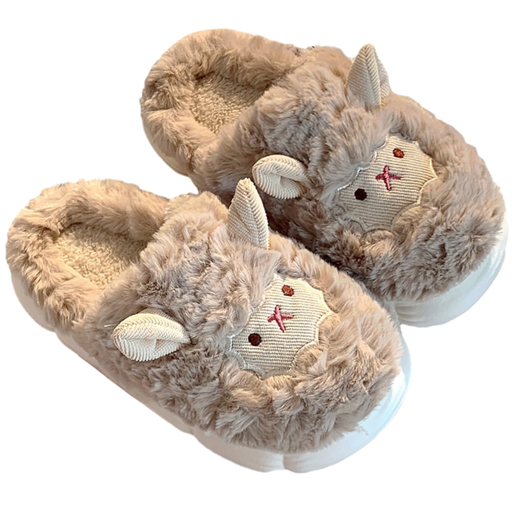 Dibujos Animados Pantuflas Esponjosas Muy Buen Gusto Ovejas ...