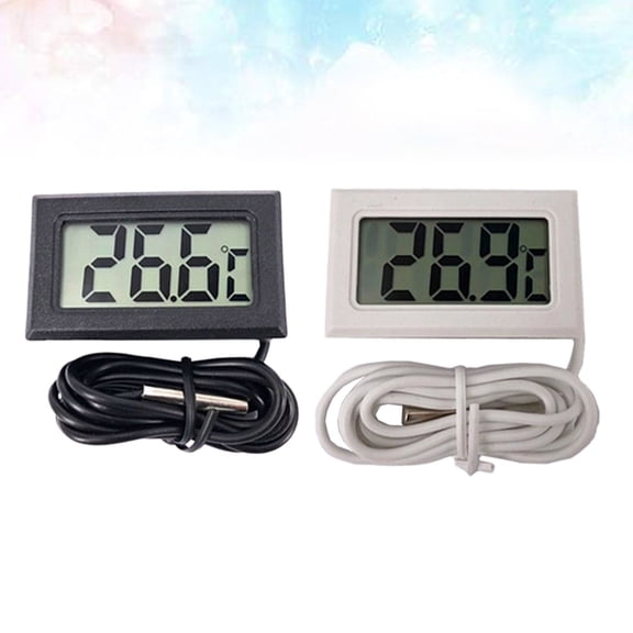 Mini Refrigerator Fridge Thermometer, 2 Pack Digital Freezer ...
