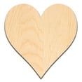 4 Inch Wooden Letter Heart Ready for Painting or Decorating - Walmart.com