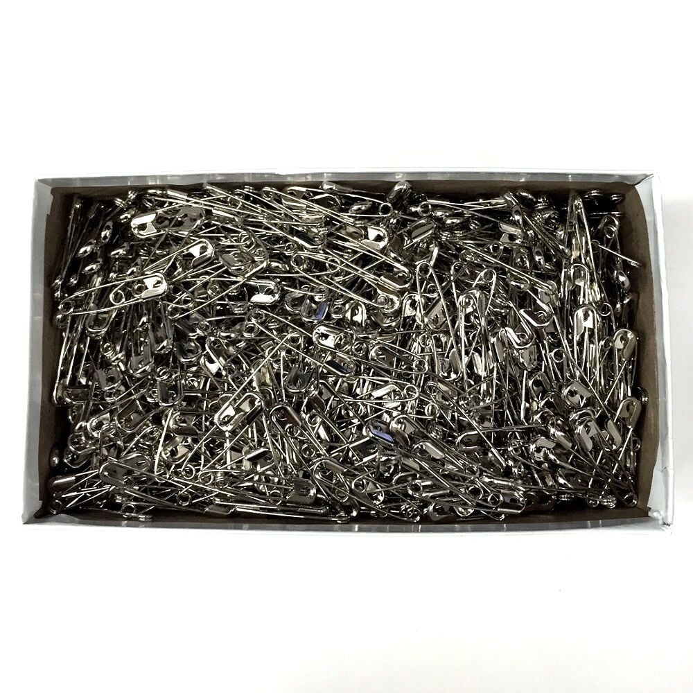 Walmart Heavy Duty Nickel Plated Size #3 (2") Closed Safety Pins, 10 ...