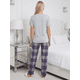 Conjunto de Pijama 2 Piezas, Playera Suave y Pantalón a Cuadros ...