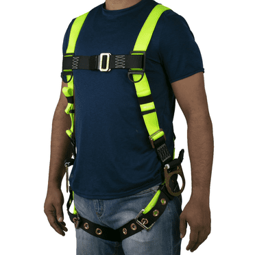 JORESTECH Safety Full Body Harness with Back D-Ring, ANSI, Padding and ...