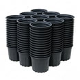 Black 0 5 Gallon PE Breathable Nursery Container Flexible Root Training ...
