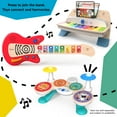 Baby Einstein Musical Drum Set, Wireless Wooden Infant Toy, Magic Touch ...