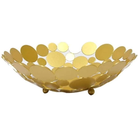Fruit Bowl Metal Fruit Tray Decorative Fruit Basket Vintage Dessert ...