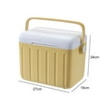 HUISZJ 6L Camping Cooler Box, Multipurpose Insulated Ice Chest ...