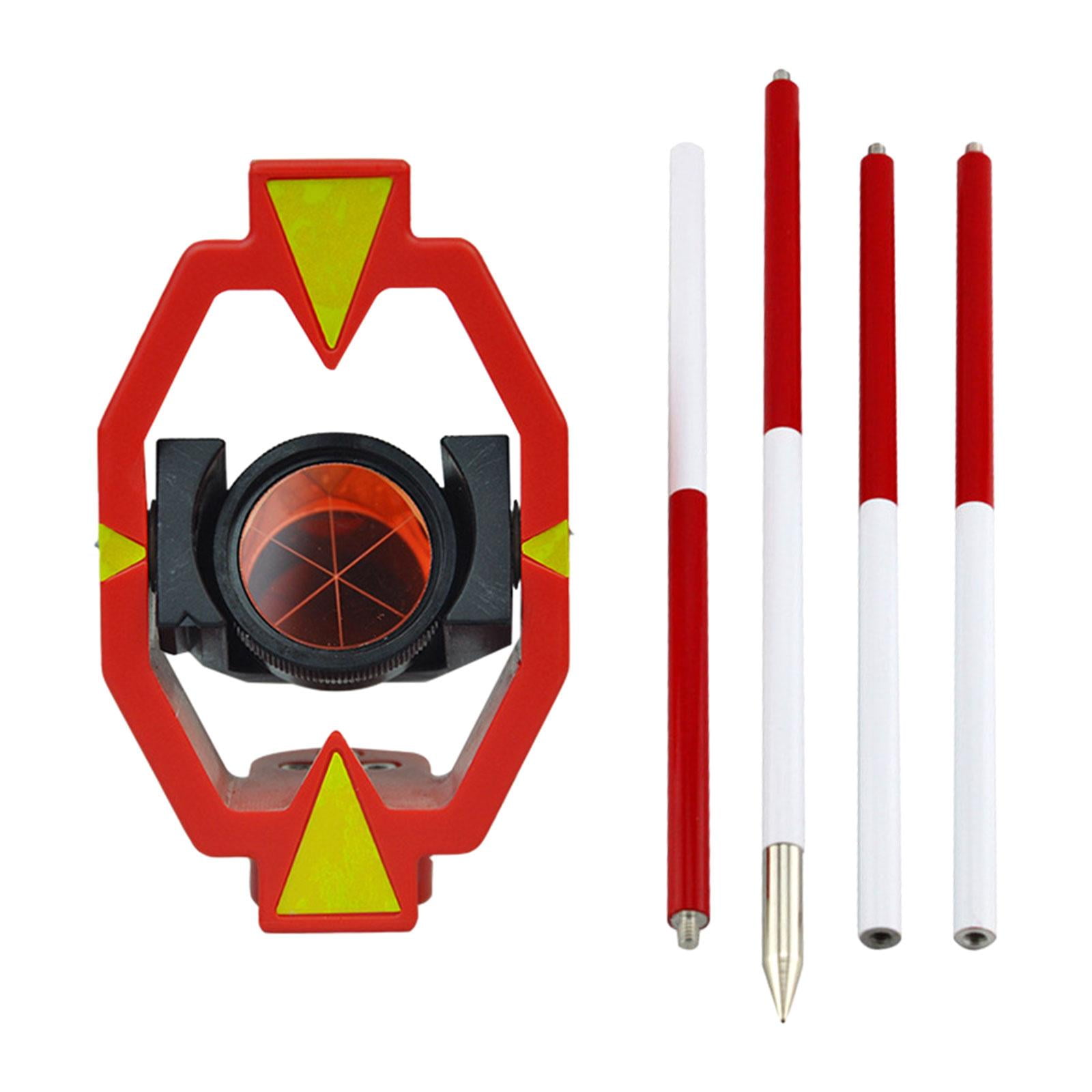 Mini prisma con postes, sistema de mini prisma, 4 polos, 30 cm/parte ...
