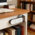 Adjustable Suction Cup Power Strip Holder, Power Strip Mounting Rack ...